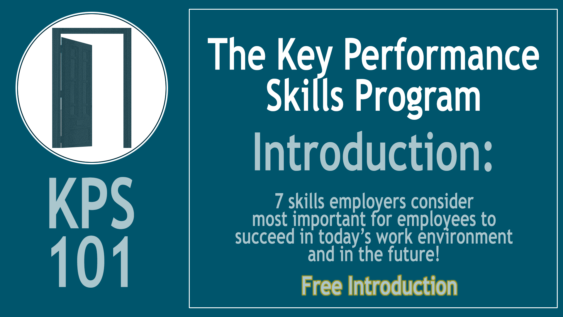KPS 101 - Introduction to the Key Performance Skills System | Key ...